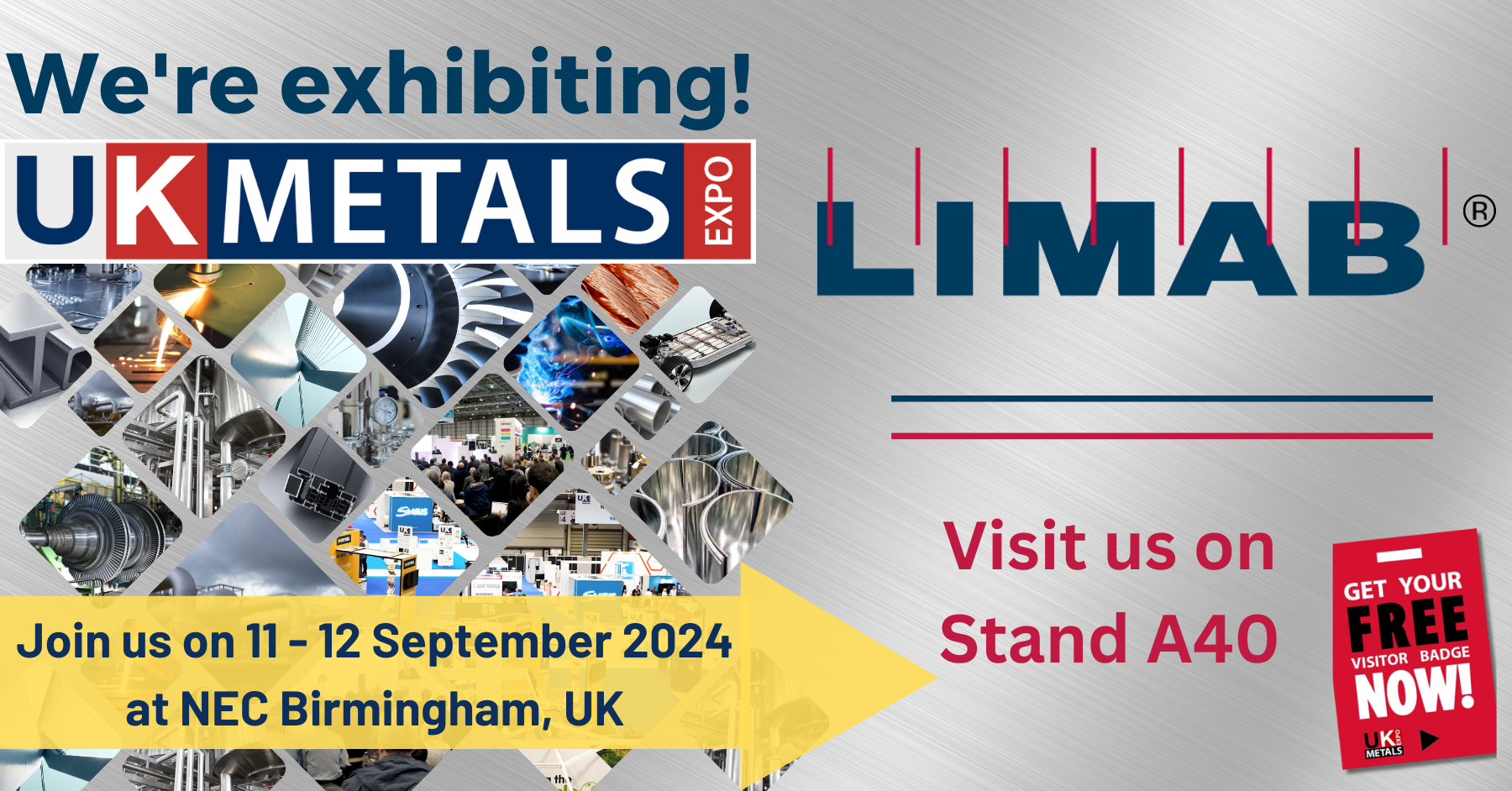 LIMAB Once Again Exhibiting at UK Metals Expo - Limab